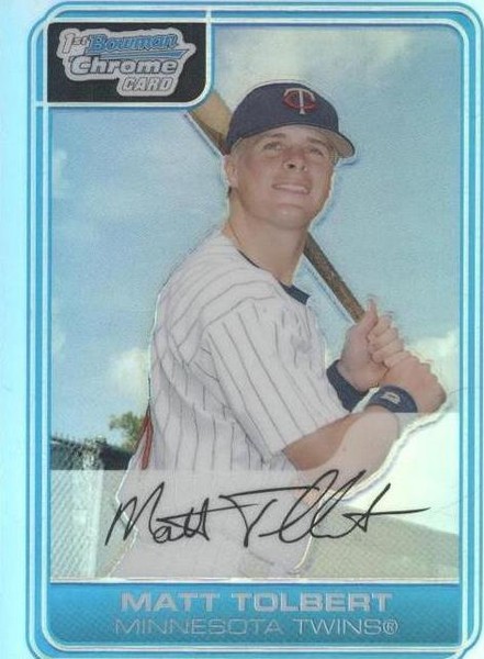 2006 Bowman Chrome - Prospects Refractor #BC41 Matt Tolbert /500 for sale online | eBay