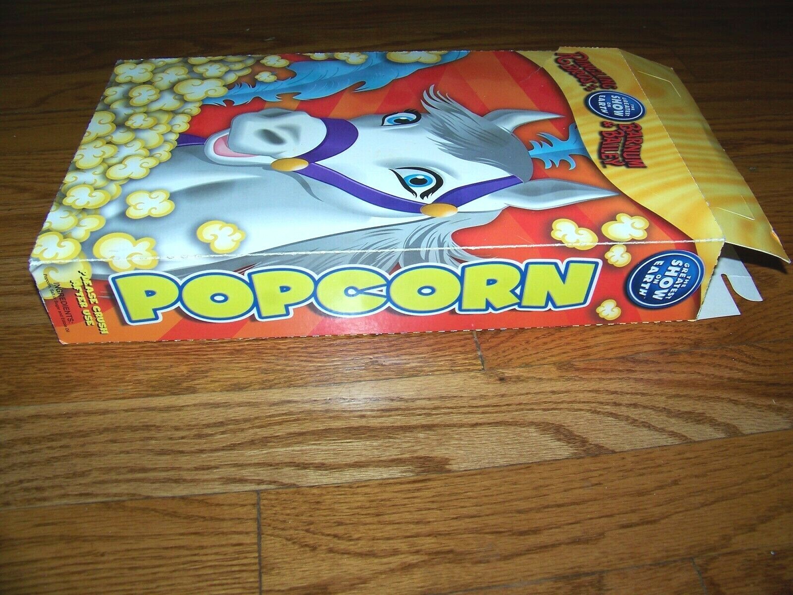 VINTAGE RINGLING BROTHERS & BARNUM & BAILEY POPCORN BOX | eBay