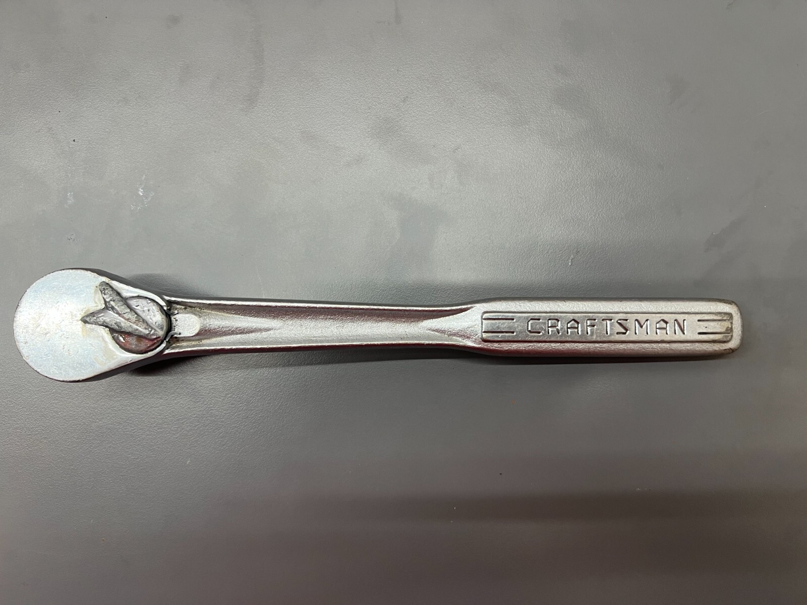 VINTAGE CRAFTSMAN FLYING V 1/2" DRIVE RATCHET WITH OIL PORT =V= USA ...