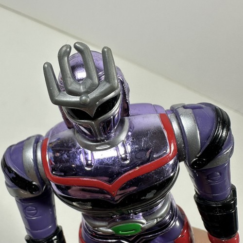 1997 Bandai Beetleborgs Mega Spectra Platinum Purple Beetleborg Action ...