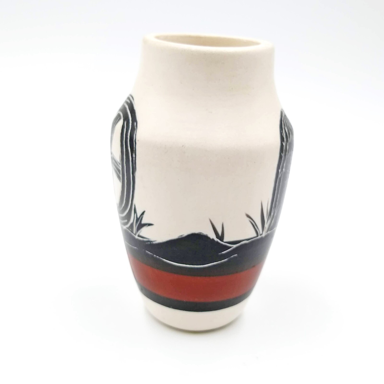 Native American Vessel Betty Selby Barbed Wire Fence Wagon Wheel Desert ...