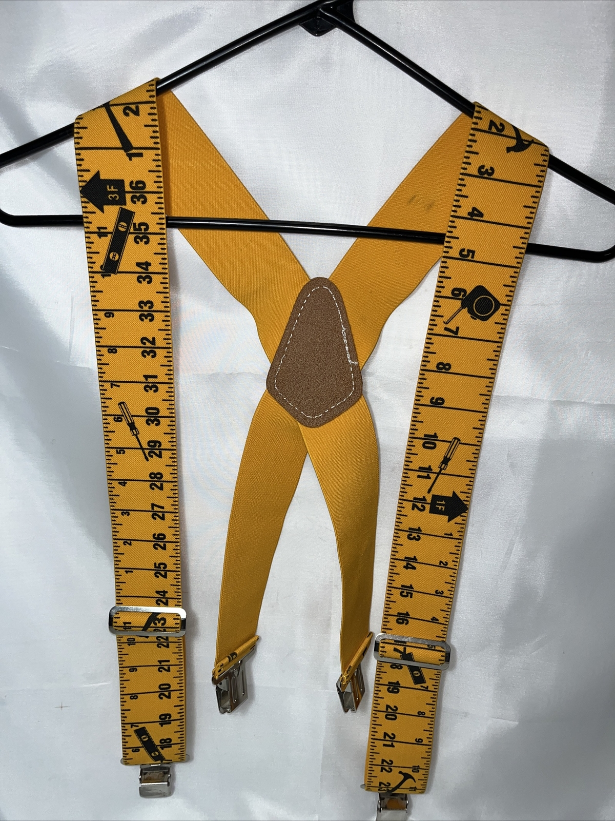 Tape Measure Ruler Construction Suspenders Heavy Duty… - Gem