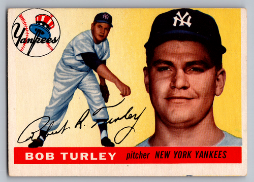 1955 TOPPS #38 BOB TURLEY YANKEES | eBay