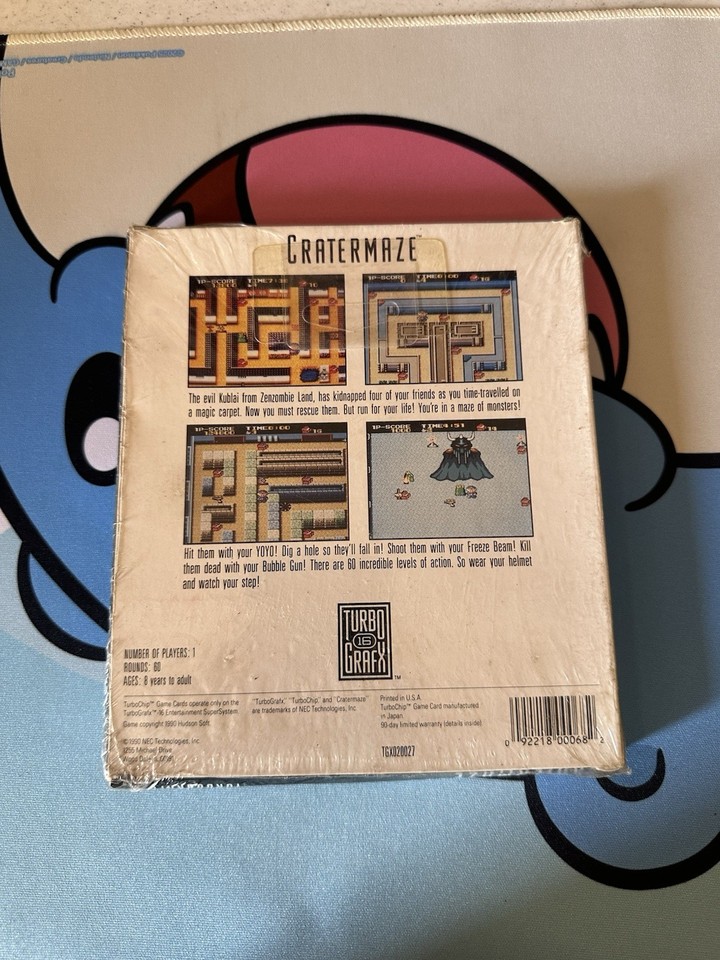 CraterMaze New Sealed for TurboGrafx-16 NTSC USA Authentic TG16 | eBay