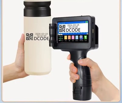 Portable Color Printing Machine Handheld Inkjet Printer Text Barcode ...