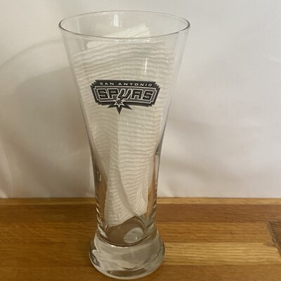 San Antonio Spurs 12 oz Pilsner Beer Glass NBA Official Merchandise | eBay