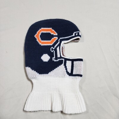 Vintage Chicago Bears NFL Game Face Winter Helmet Mask Ski Mask Child ...