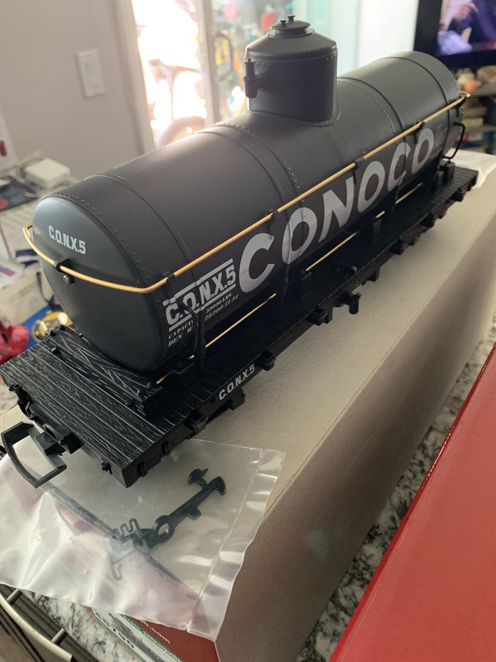 Lehmann LGB Conoco C.O.N.X.5. Tanker Train Car G Scale W/Box 4080 | eBay
