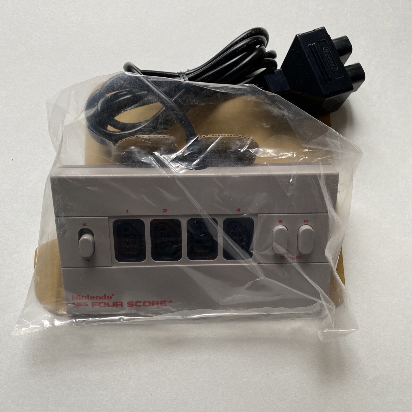 Nintendo NES Four Score 4-Player Controller Adapter Brand New Open Box ...