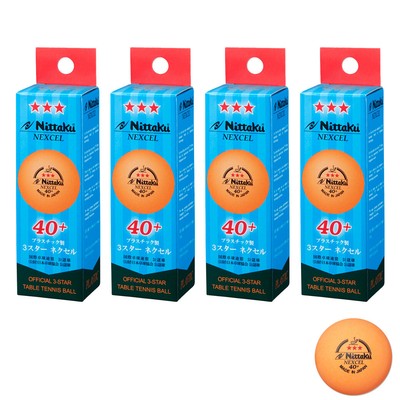 NITTAKU NEXCEL 3 STAR TABLE TENNIS BALL MADE IN JAPAN (12 BALLS) | eBay
