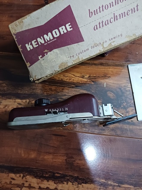 Vintage Kenmore Buttonhole Sewing Attachment Buttonholer #60706 ...