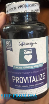 Better Body Co. Provitalize Best Natural Weight Management Probiotic ...