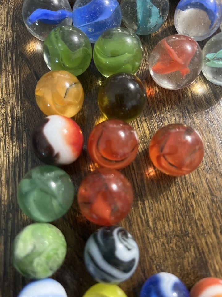 Lot Of 29 Antique Vintage Estate Sale Marbles | eBay