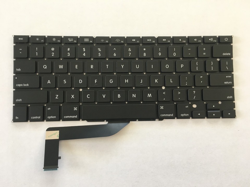 100% New 15" MacBook Pro A1398 US Black Keyboard w/Screws Mid 2015 ...