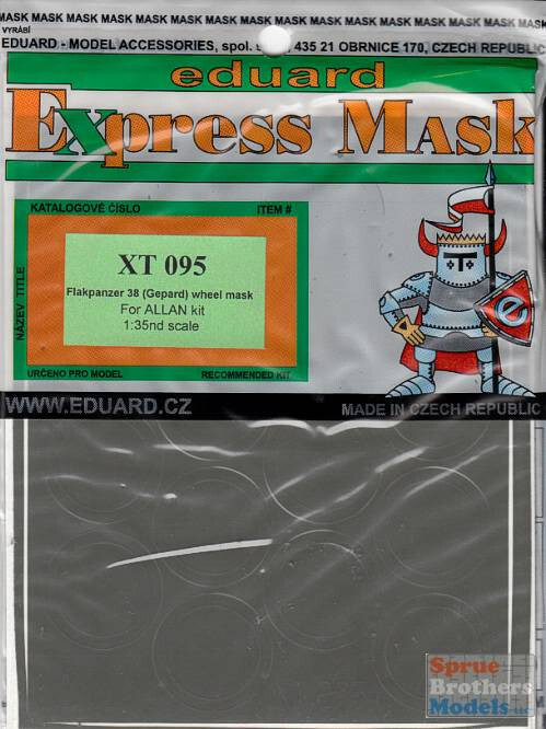 EDUXT095 1:35 Eduard Mask - Gepard Wheel Mask (ALN kit) | eBay
