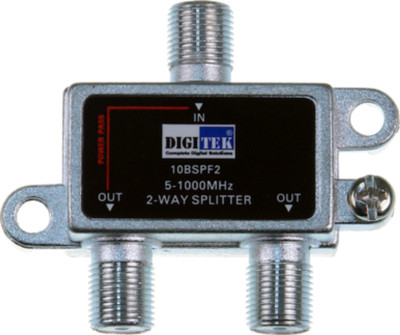 TV Antenna Splitter Digitek 2 Way 5-1000MHz F Type Splitter - 1 Leg ...