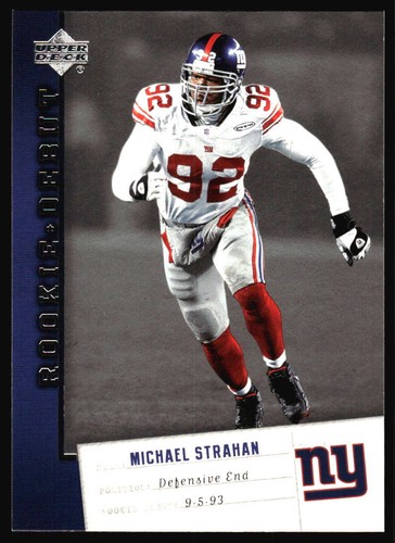 2006 Upper Deck Rookie Debut Michael Strahan #66 New York Giants | eBay