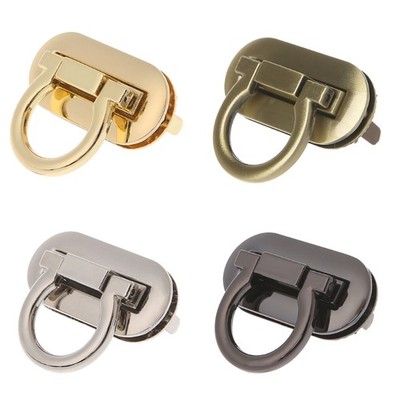 Metal Clasp Turn Lock Twist Locks for DIY Handbag Craft Bag Purse ...