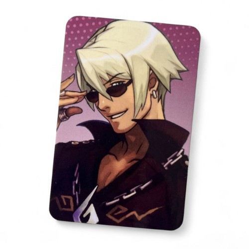 Ace Attorney Teenage Klavier Gavin Photo Card Glossy Rounded 5.5cm x 8 ...