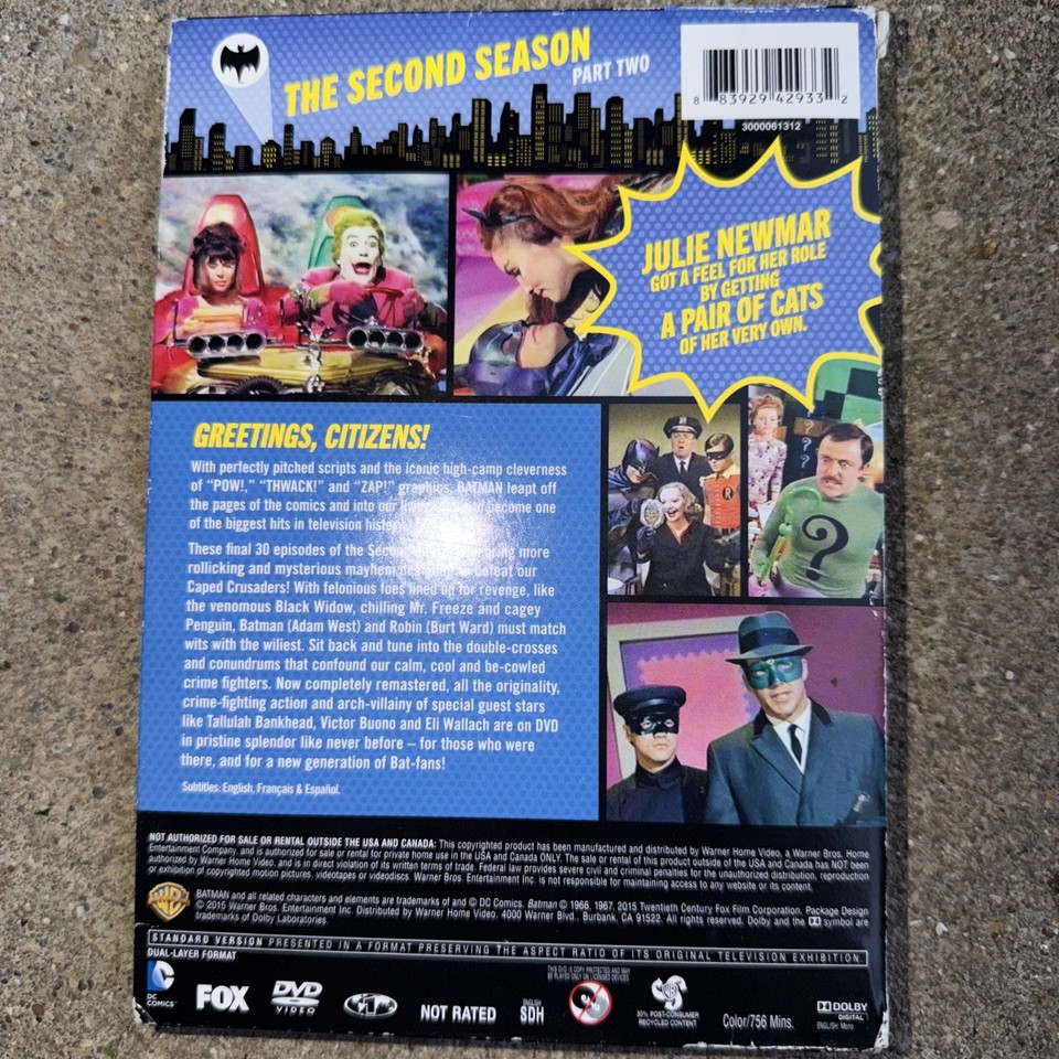 Batman: The Second Season Part Two [New DVD] Boxed Set, Full Frame ...