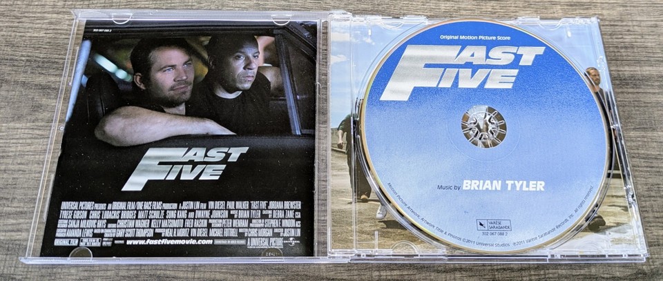 FAST FIVE (2011) score by BRIAN TYLER Rare/OOP Varese Sarabande CD ...