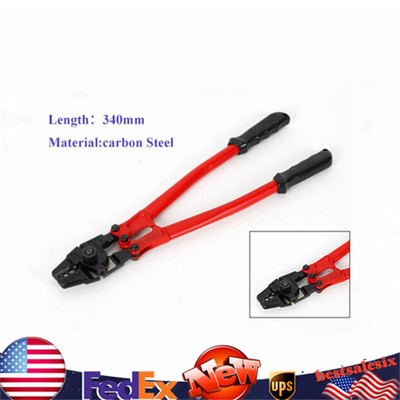 13.4" Hand Swager Swaging Tool 1/8" Cable Wire Rope Cutting Plier ...
