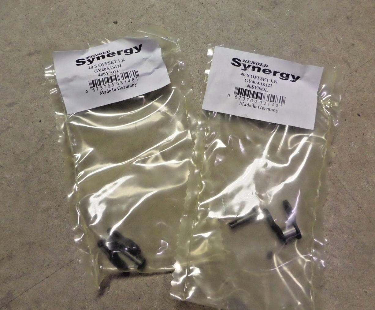 (2) Renold Synergy 40 S Offset Chain Link Lot of 2 New | eBay