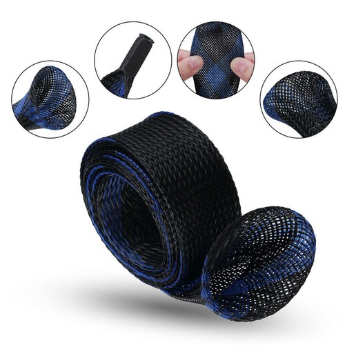 10PCS Fishing Rod Cover Sleeve Braided Mesh Rod Sock Protector Pole ...