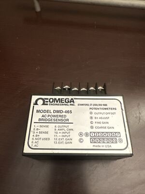 OMEGA ENGINEERING model DMD-465 ac powered bridgesensor | eBay
