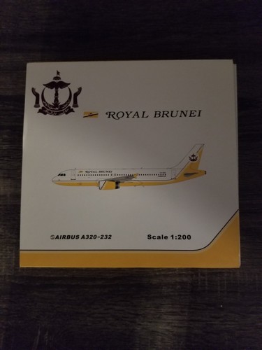 Royal Brunei Airbus A320-232 1:200 Model Plane | eBay