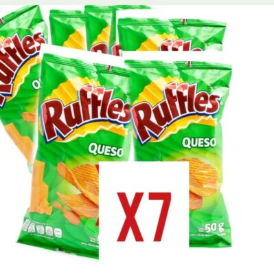 Ruffles Queso Mexican chips Sabritas 7 BAGS, (50 G each) | eBay