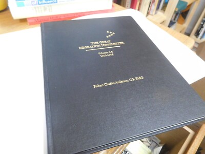 The Great Migration Newsletter volumes 1-5 1990-1994 Robert Charles ...