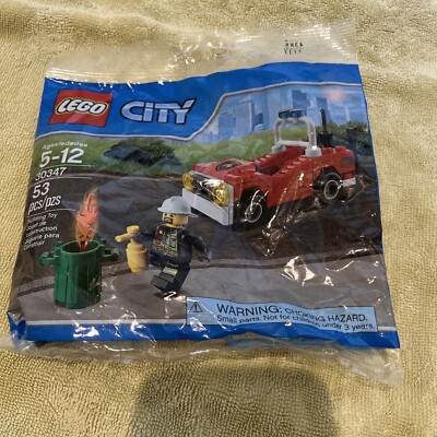 Lego City - Fire Car - Set 30347 - Polybag - New / Sealed | eBay
