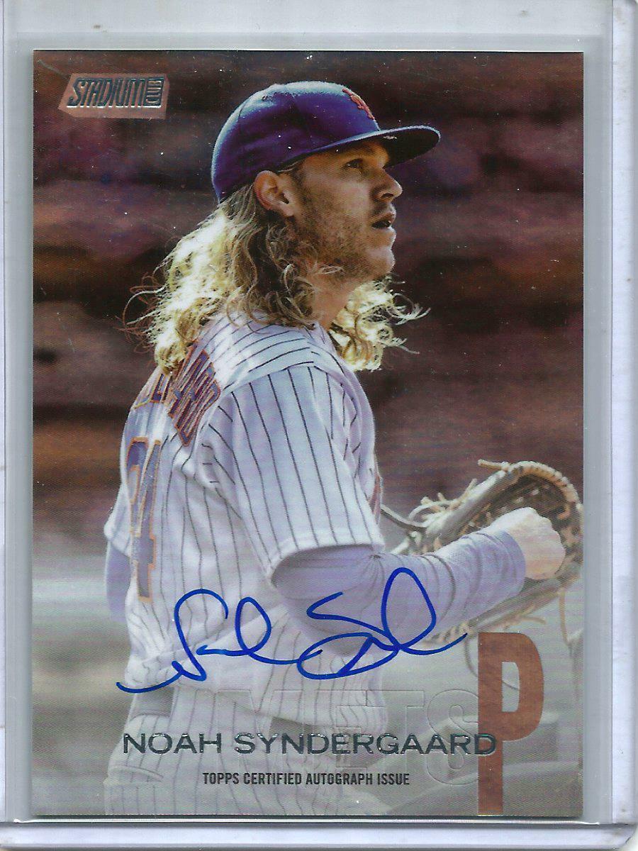 Noah Syndergaard 2018 Topps Stadium Club Foil Autograph #03/10 | eBay