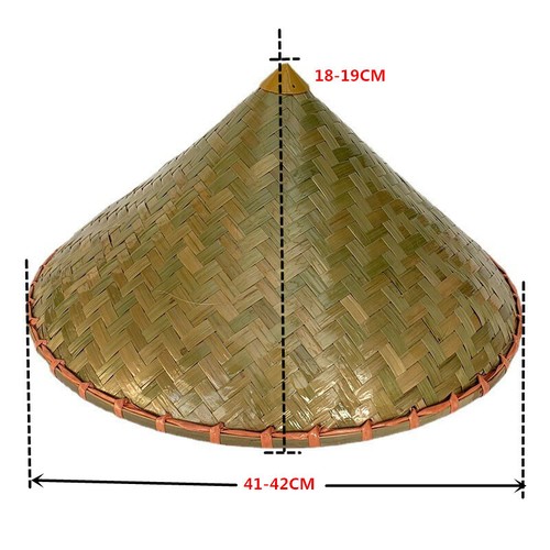 Chinese Costume Conical Rice Farmer Sun Japanese Asian Bell Coolie Hat ...