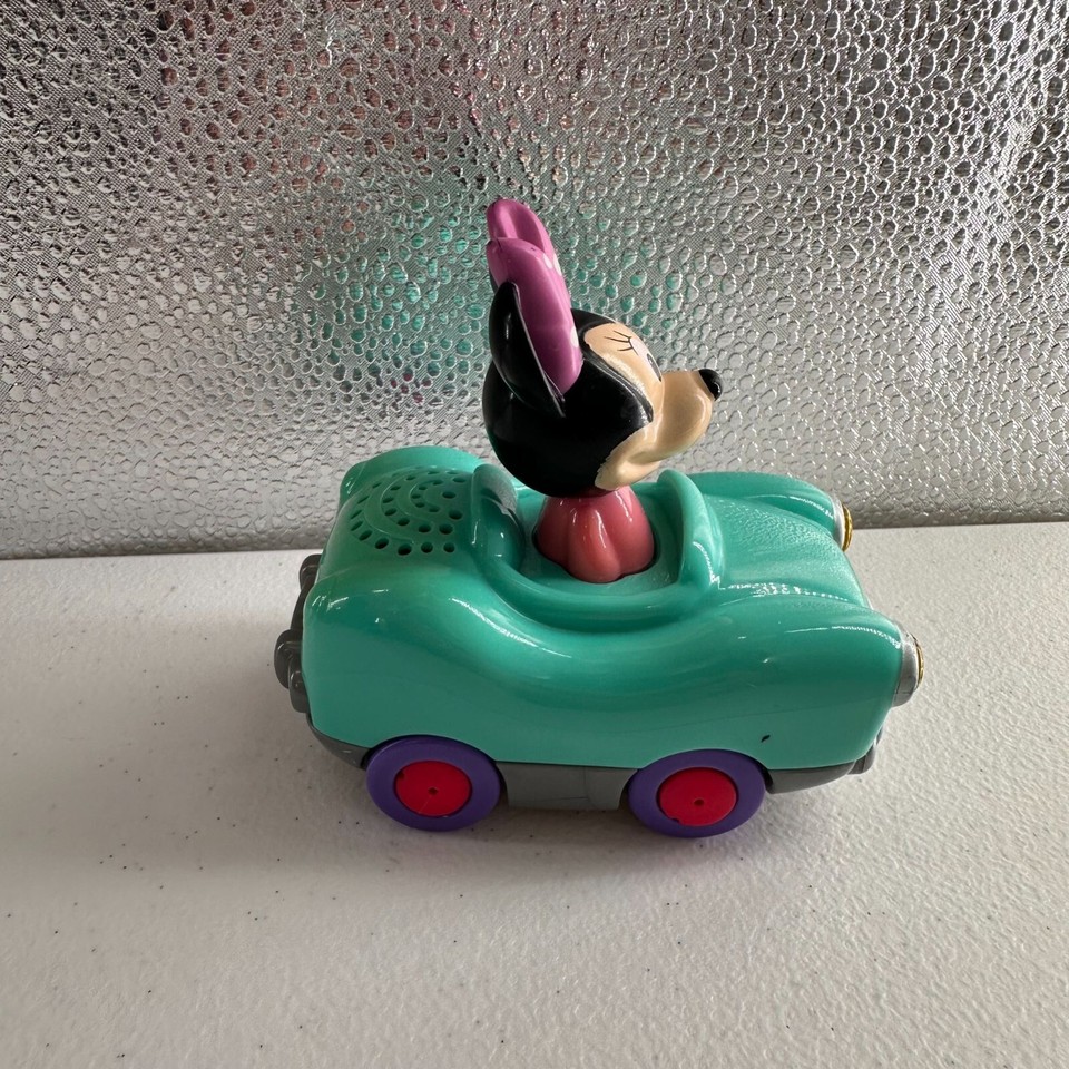 Minnie Mouse Car VTech Disney Baby RC Vehicle Interactive Learning Go ...