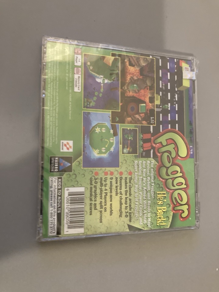 Frogger Sony PlayStation 1 Complete Factory Sealed Black Label | eBay