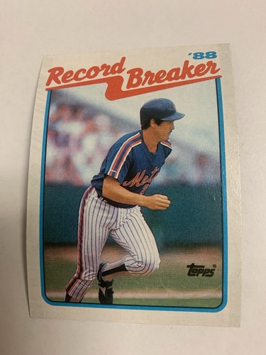 1989 Topps '88 Record Breaker Kevin McReynolds New York Mets | eBay
