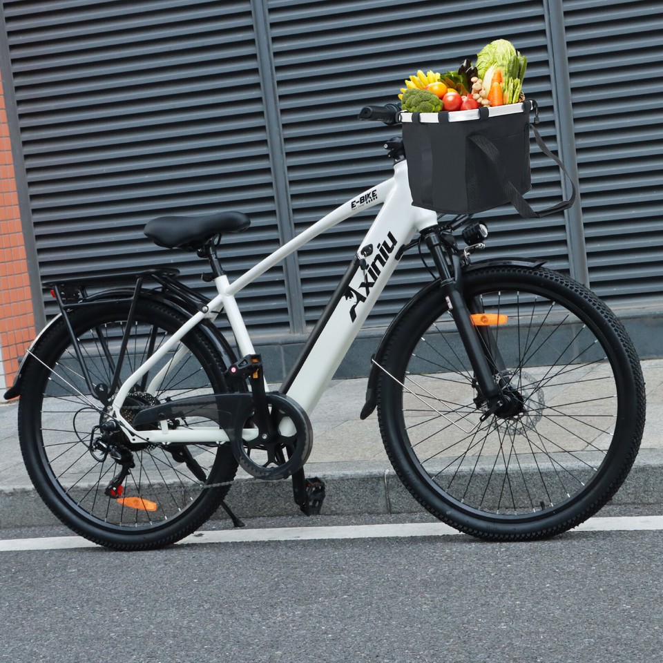 Electric Bicycle Bike Front Basket Large Storage Basket for Addmotor ...