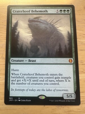 MTG Magic the Gathering Craterhoof Behemoth (385/496) Jumpstart Pack ...