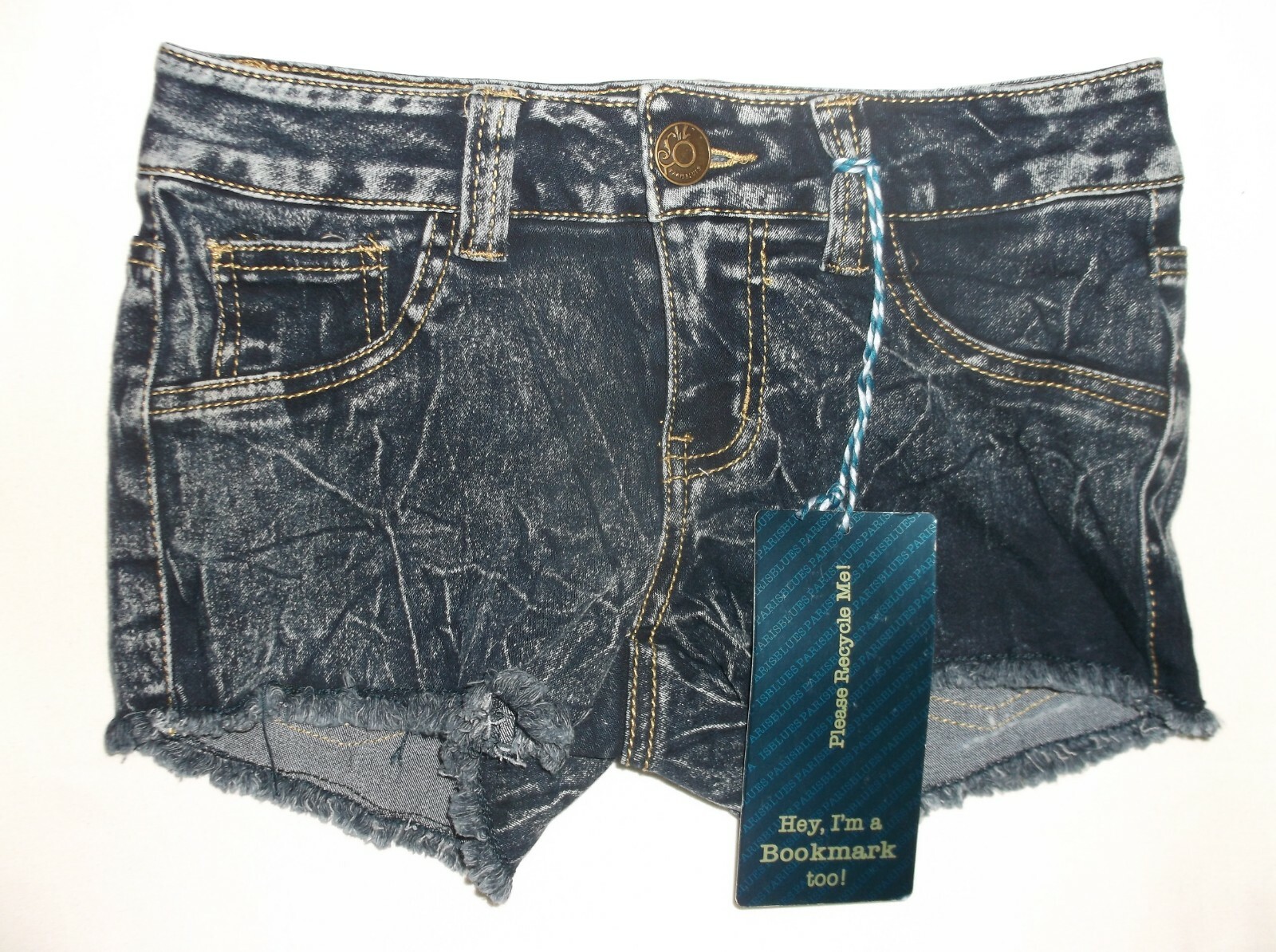 Paris Blues acid wash cutoff denim shorts sz 1 nwt | eBay