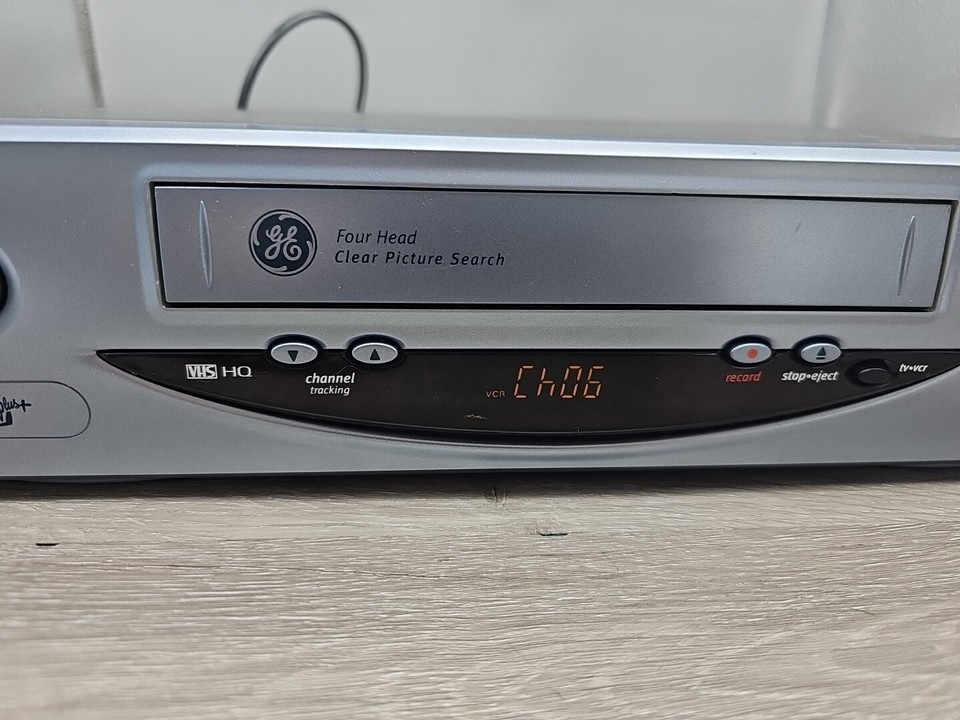 GE VG4065 4-Head VHS Player VCR Plus Tested And Working - No Remote | eBay