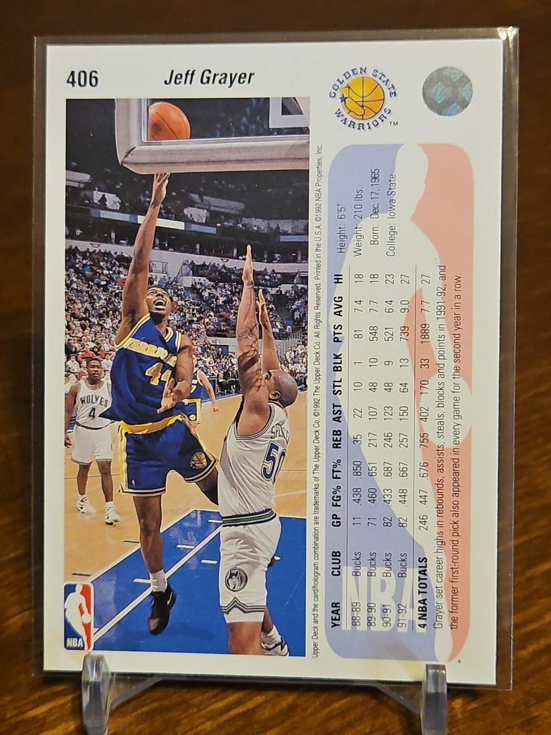 1992-93 Upper Deck - #406 Jeff Grayer for sale online | eBay