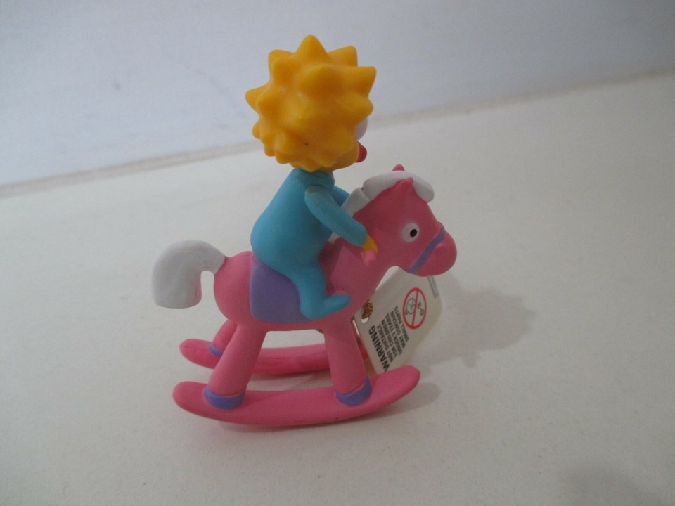 Simpson Figure Series 1* Maggie Simpson on Rocking Horse with Lisa ...