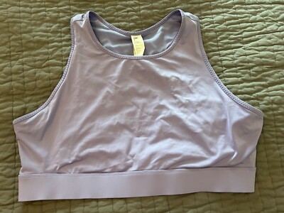 Fabletics Trinity High Impact Sports Bra Size 4X 22-24 Racerback Purple ...