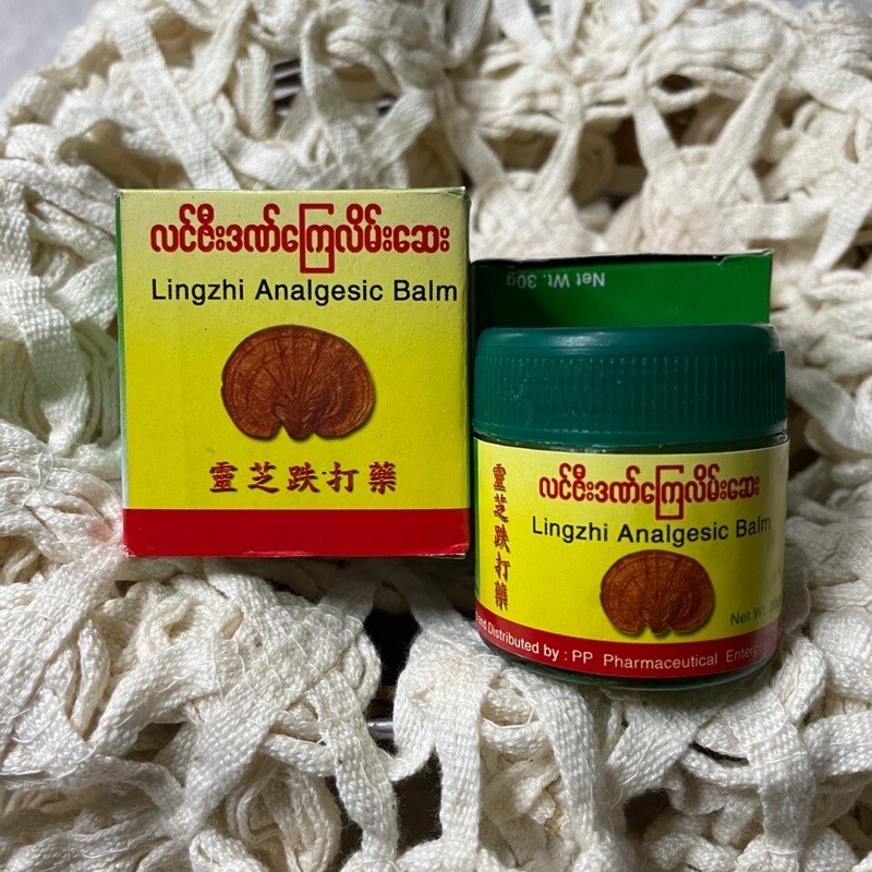 6X Lingzhi Analgesic Myanmar Balm Oitment Herbal Muscle Plain Headache ...