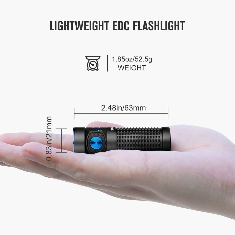 Olight Olight Baton 4 Pocket Compact EDC Flashlight + Sphere Smart ...