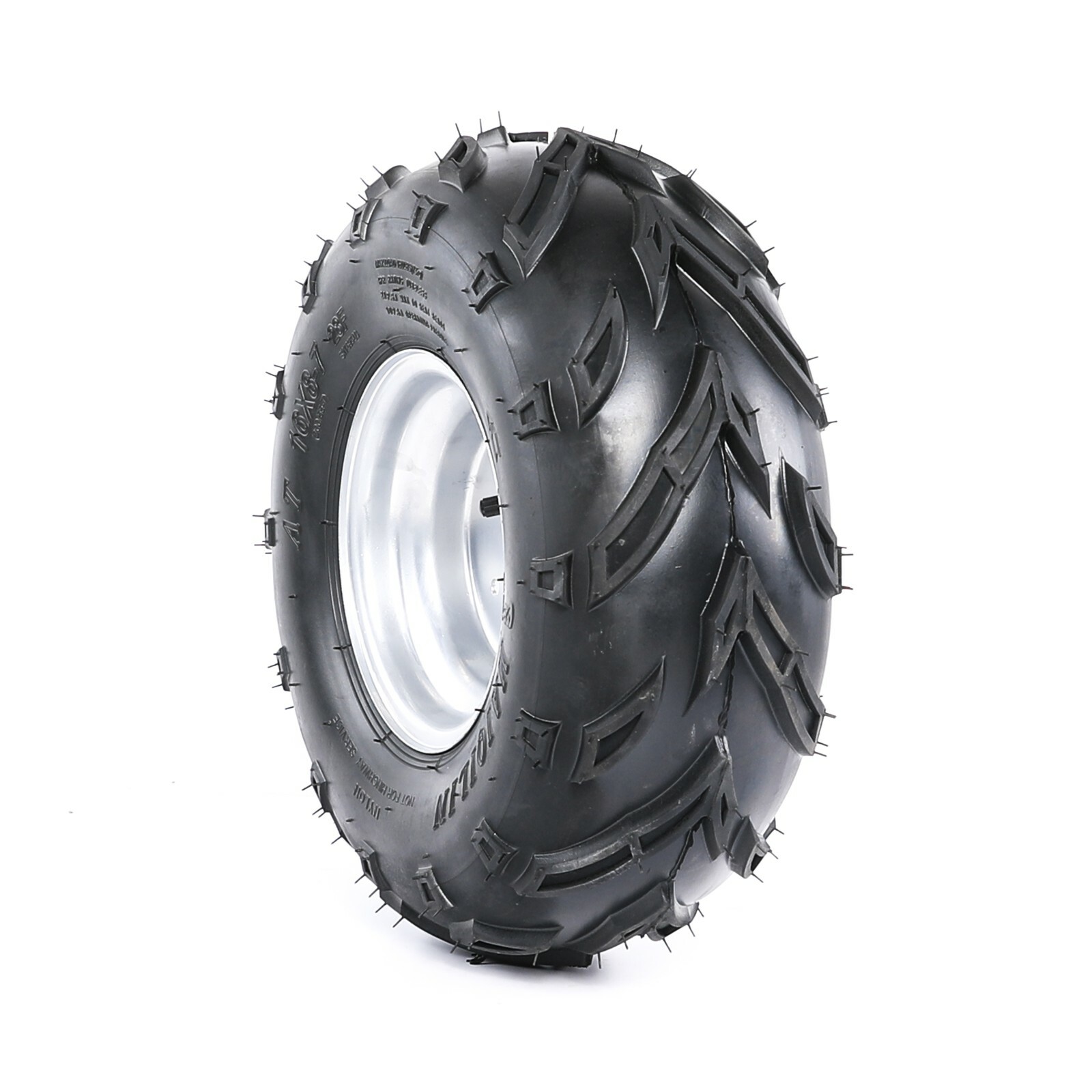 Front Rear 7" Wheels 16x8-7 Tyre Rim 3 Stud for 110cc 125cc Go Kart ATV ...