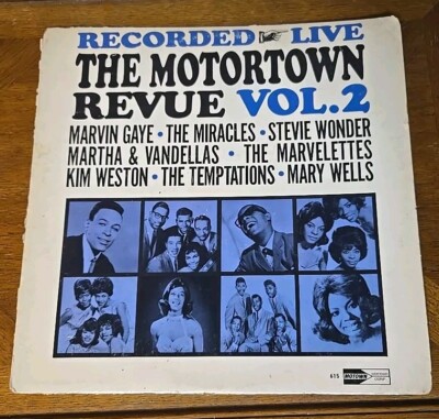 THE MOTORTOWN REVUE Vol 2,Marvin Gaye MONO Stevie Wonder, Marve Gaye ...