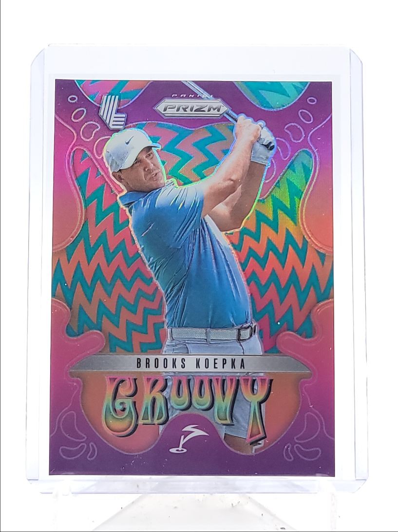 BROOKS KOEPKA 2025 PANINI PRIZM LIV GOLF GROOVY TEAL SMASH GC /275 ...
